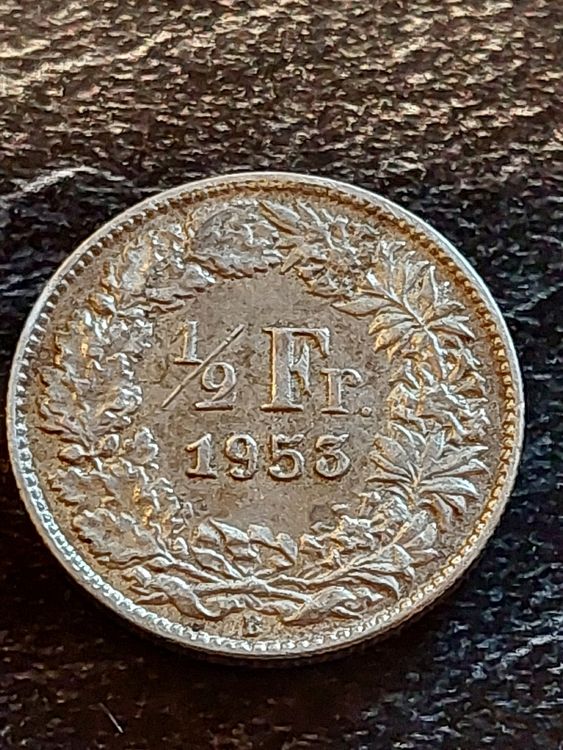 50 Rappen 1953 180° seltene Münze | Kaufen auf Ricardo