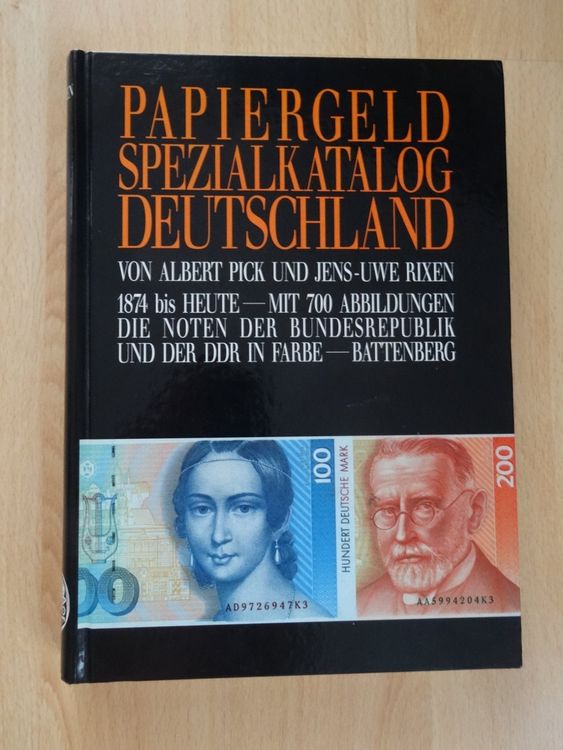 Papiergeld Spezialkatalog Deutschland v. A.Pick + J.-U.Rixen (Gebraucht ...