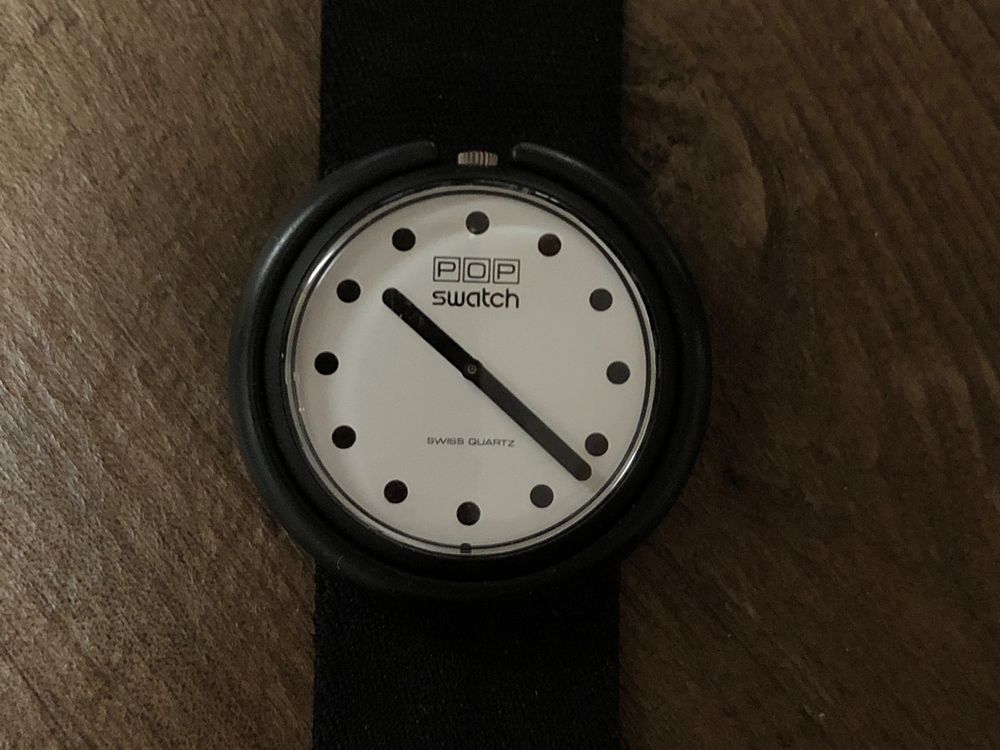 1. POP Swatch von 1985 black - läuft ! | Kaufen auf Ricardo