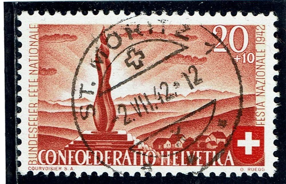 ABE/Pro Patria B16 Vollstempel St.Moritz | Kaufen auf Ricardo