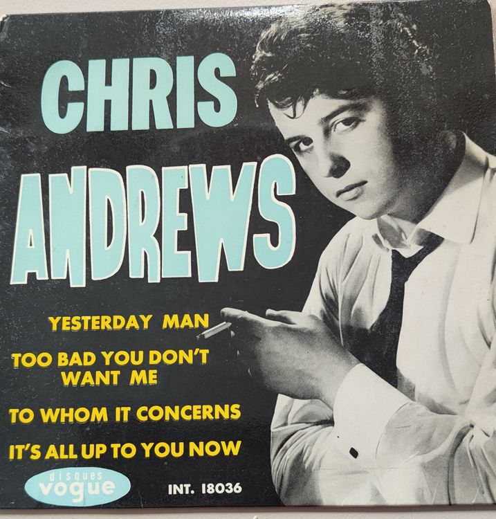Vinyl EP-Single Chris Andrews - Yesterday Man | Kaufen auf Ricardo Vinyl EP-Single Chris Andrews - Yesterday Man | Kaufen auf Ricardo