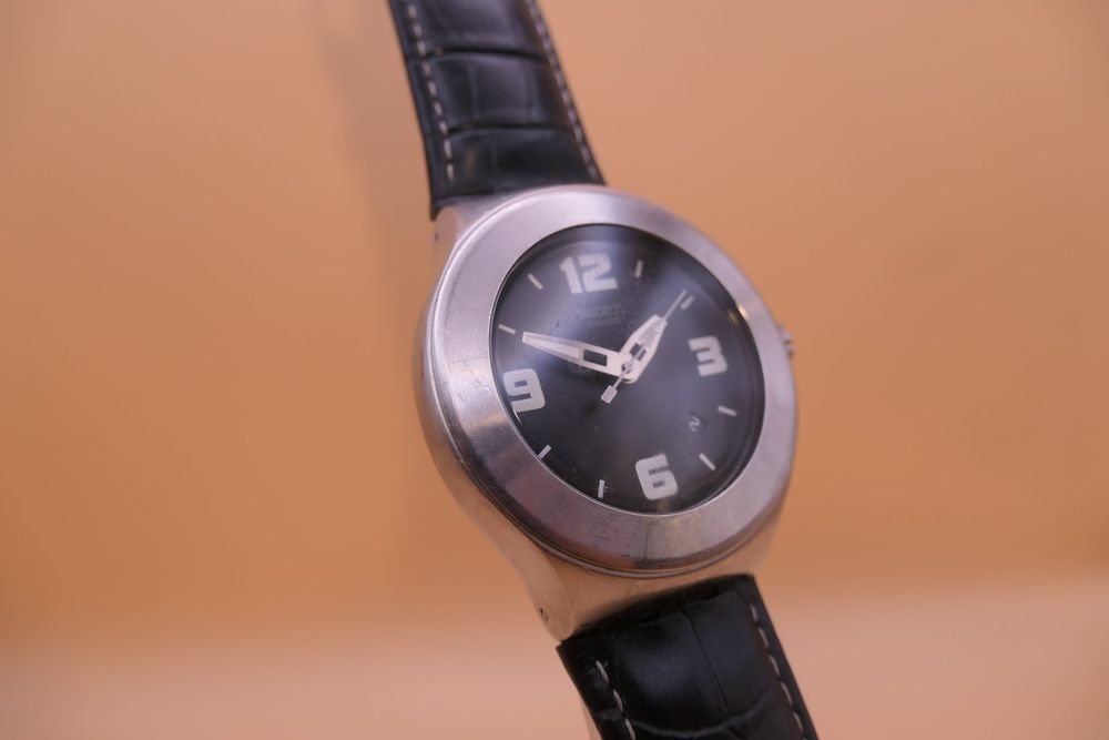 Swatch Irony "Nabab Black Sceptre" YNS400, neue Batterie (Gebraucht) in ...