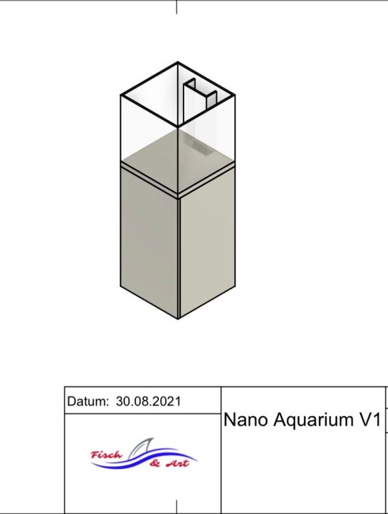 Meerwasser Aquarium 45x45x45 (Neu (gemäss Beschreibung)) in Berikon für CHF 400 – nur Abholung ...