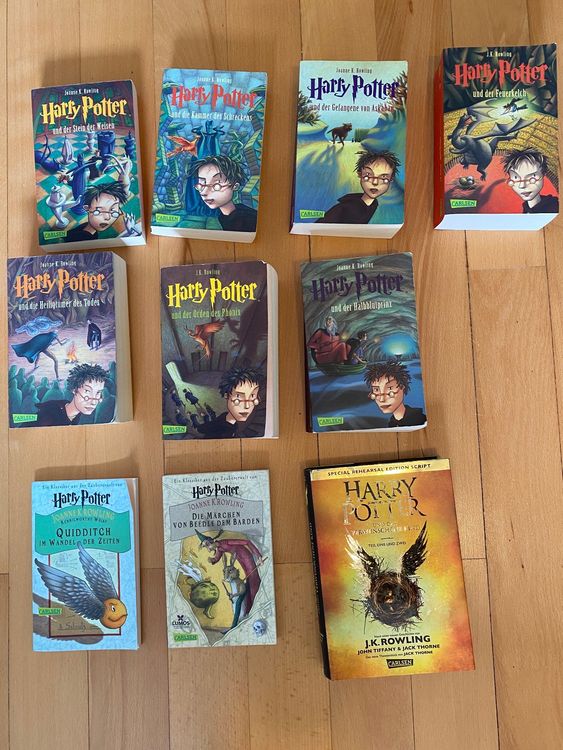 Harry Potter ganze Buchreihe + Extras (Gebraucht) in Zürich für CHF 50 ...