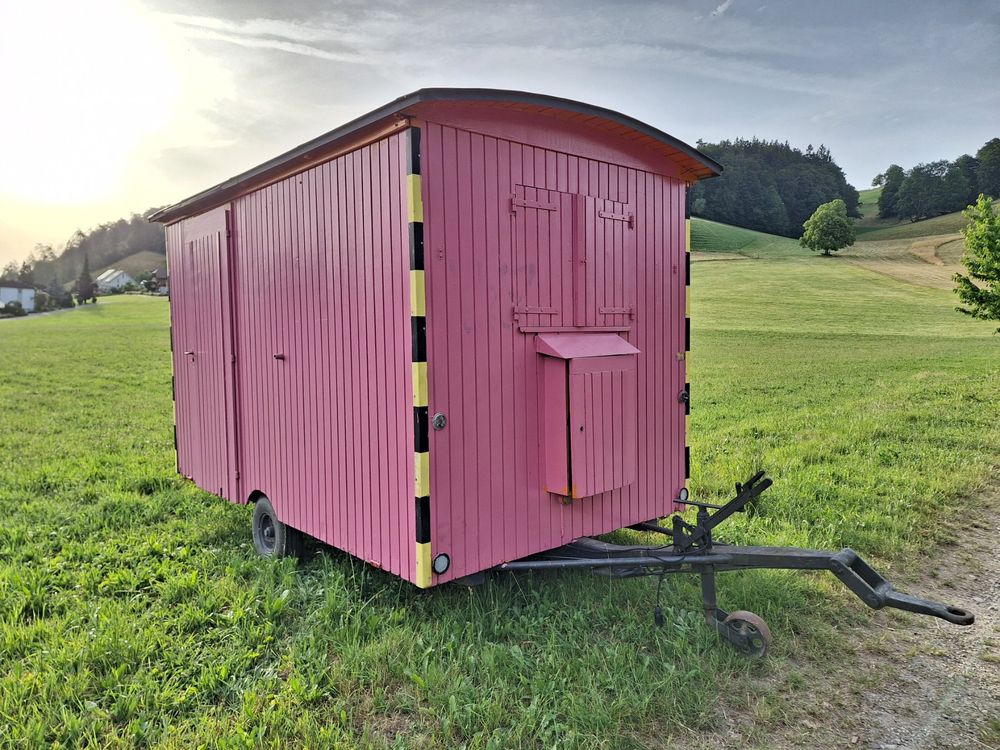 Bauwagen Anhänger Partywagen Baustellenanhänger Baubarracke | Kaufen ...