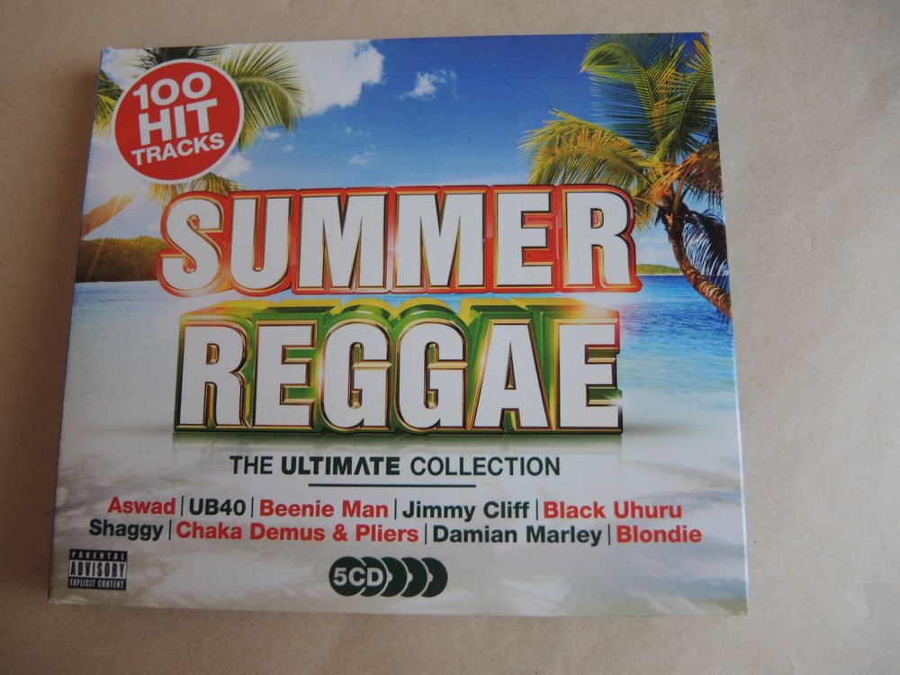 Sommer Reggae Hits - 5 CD Box - 100 summer hit tracks (Gebraucht) in ...