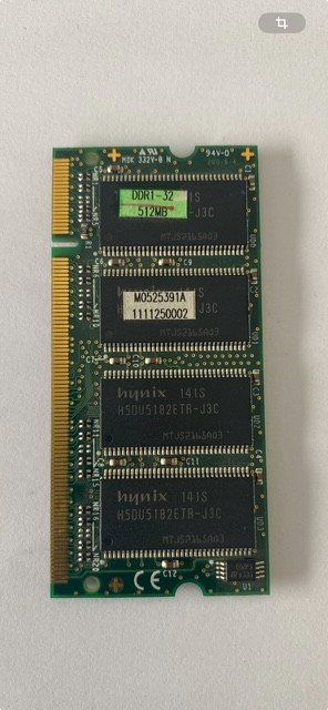 RAM 512MB DDRI-32 (Gebraucht) in Wängi für CHF 1 – nur Abholung auf ...