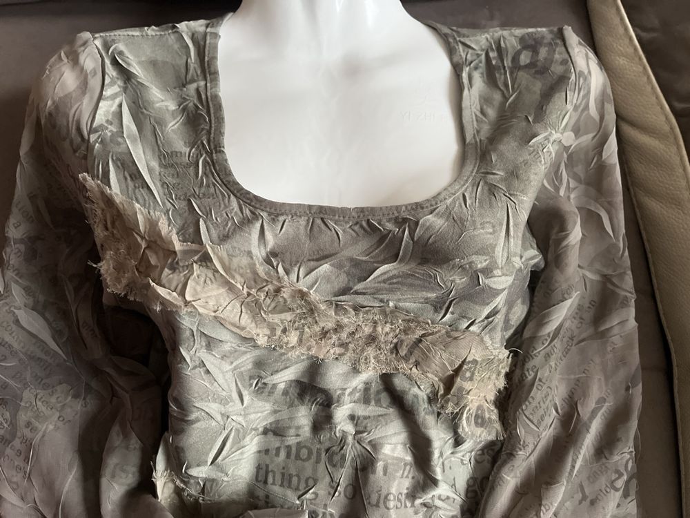 Haut froissé voile Xanaka original kaki S / (D'occasion) à Genève pour ...