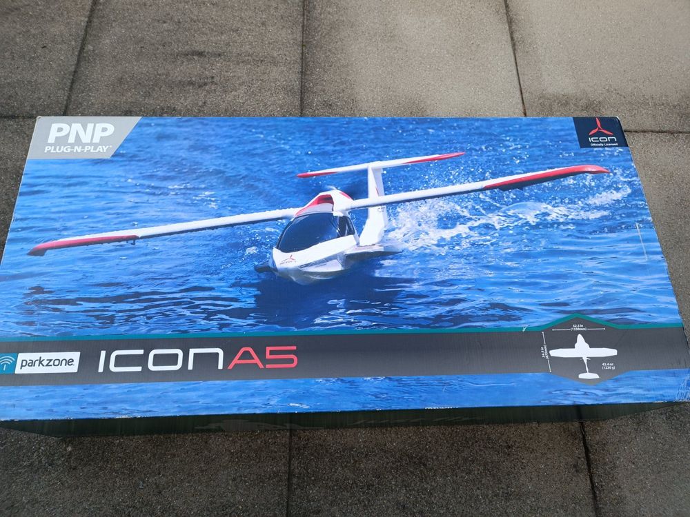 Parkzone ICON A5 Wasser- und Landflugzeug (Neu (gemäss Beschreibung ...