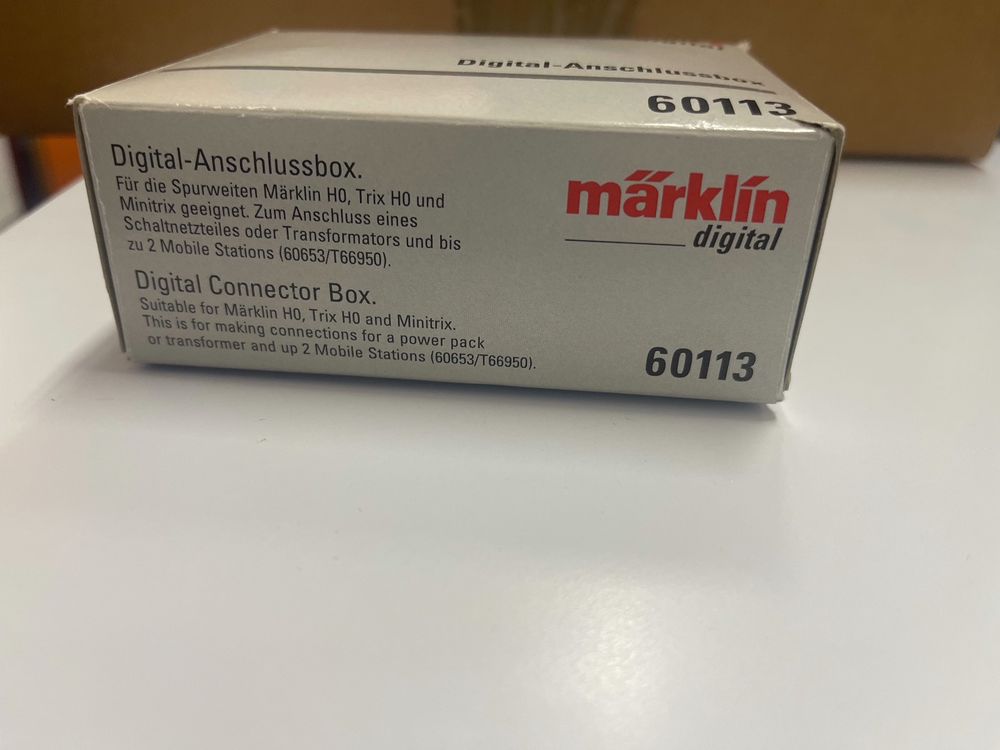 Märklin 60113 Digital-Anschlussbox mit OVP Neu | Kaufen auf Ricardo