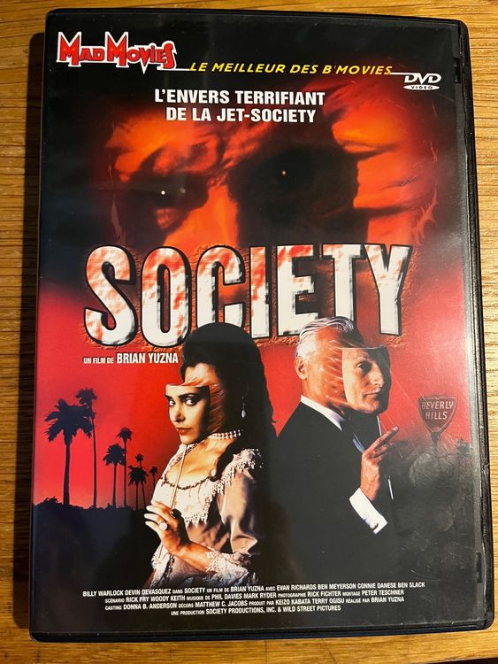 Society (1989, DVD, Brian Yuzna) (D'occasion) à Vevey pour CHF 7 – avec ...