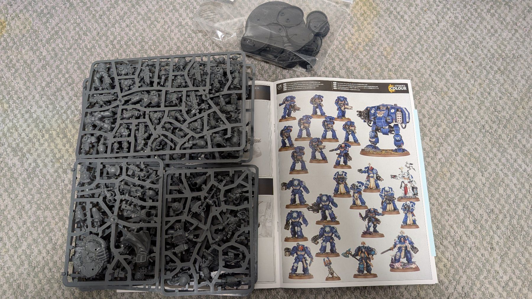 Warhammer 40K Space Marines Hälfte aus Leviathan Box (Neu (gemäss ...