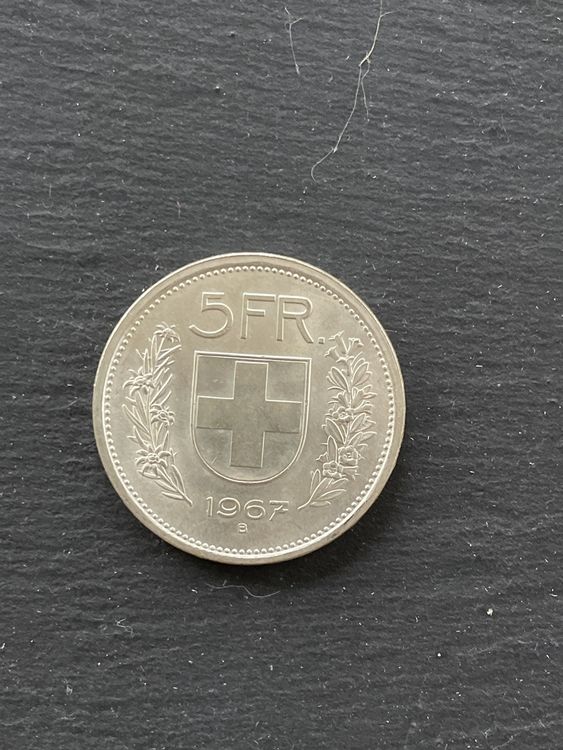 5 Franken 1967 (Gebraucht) in Heimberg für CHF 9 – mit Lieferung auf Ricardo kaufen