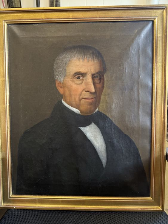 Ölgemälde, signiert Finx-Kuhn, Portrait Herr, AG 1854 (Gebraucht) in ...