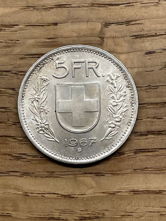 5 Franken / 1967 (1) (Gebraucht) in Rueun für CHF 11 – mit Lieferung auf Ricardo kaufen