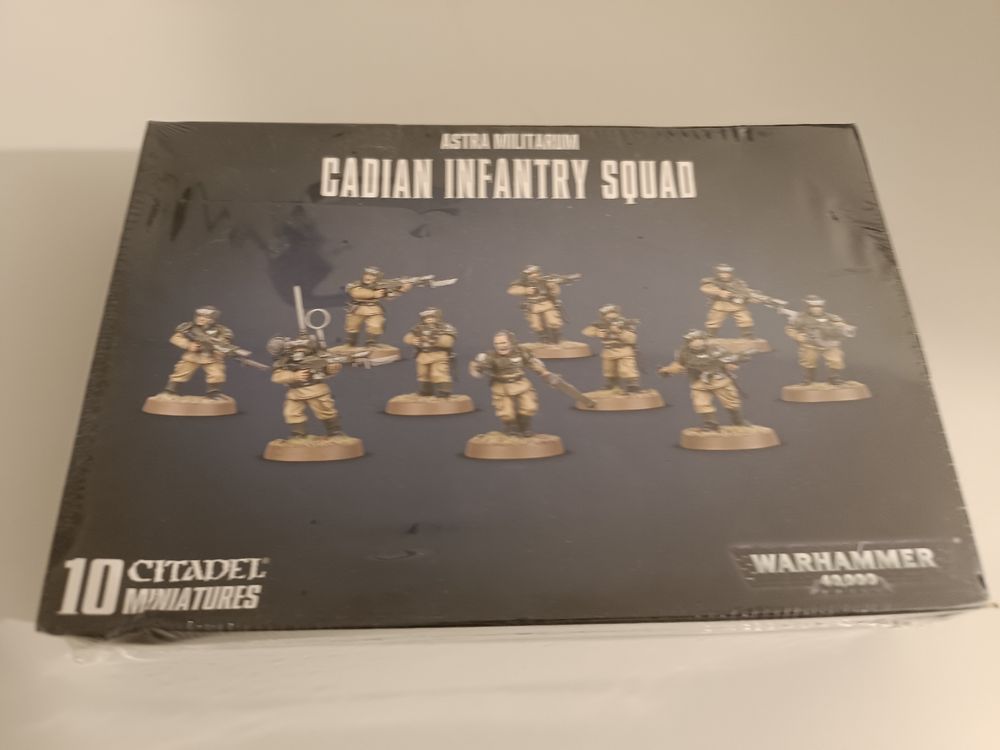 **Warhammer 40k Cadian Infantry Squad OVP** | Kaufen auf Ricardo