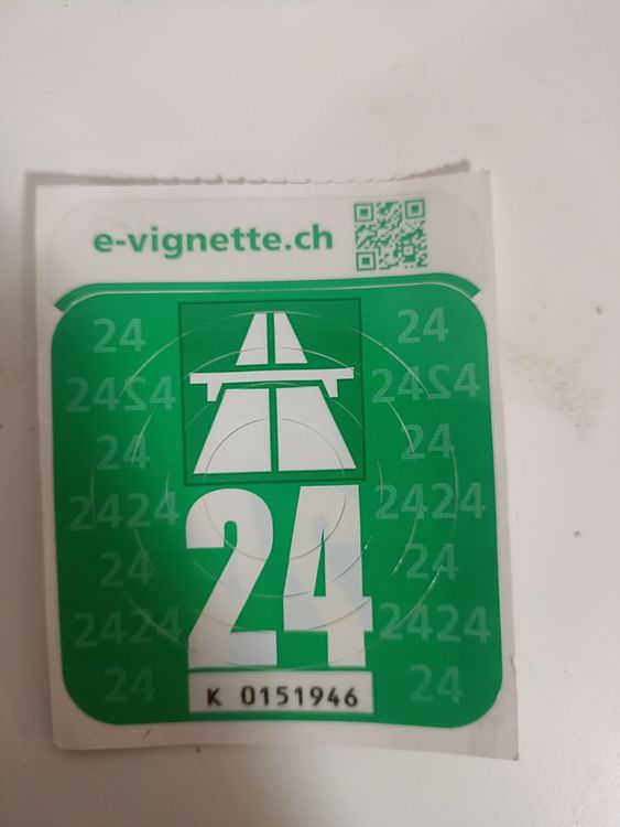 Autobahn Vignette Schweiz 2024 (Neu und originalverpackt) in Holderbank AG für CHF 14.9 – mit ...