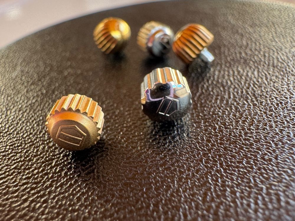 Vintage Heuer Signed Crowns Lot / Signierte Krone Tap 10 NOS (Neu ...