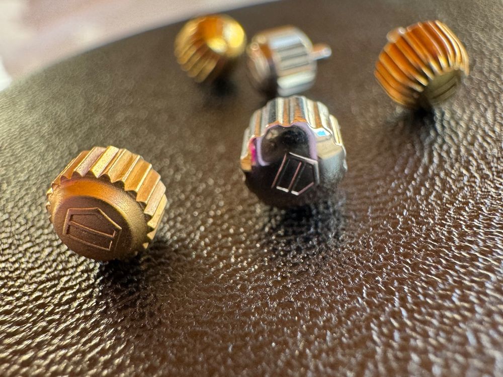 Vintage Heuer Signed Crowns Lot / Signierte Krone Tap 10 NOS (Neu ...