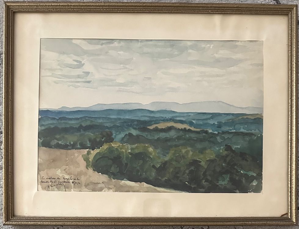 Landschafts Aquarell Unl.Sig | Kaufen auf Ricardo