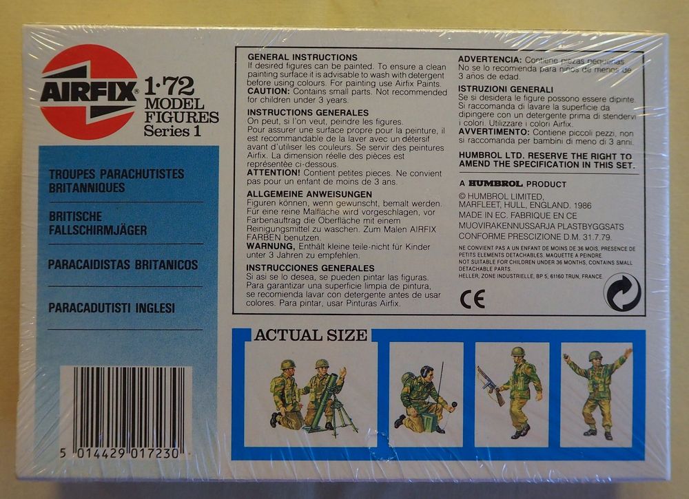 Airfix / British Paratroopers / 1/72 (Neu und originalverpackt) in Chur ...