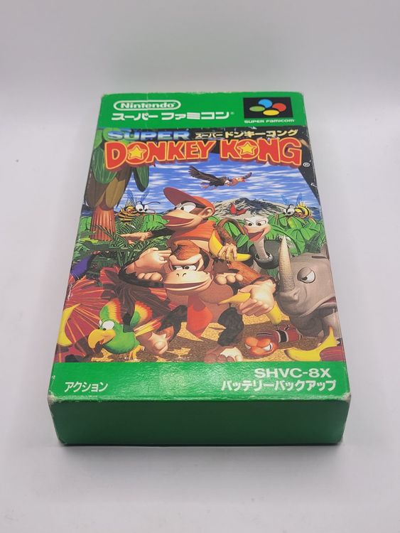 Donkey Kong Country 1 OVP SNES Super Famicom Japan Komplett (Gebraucht ...