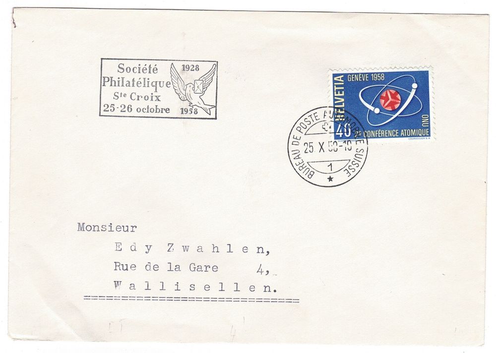 Lettre pour Wallisellen départ BPA Ste.Croix A811 (Gebraucht) in La Tour-de-Peilz für CHF 3 ...