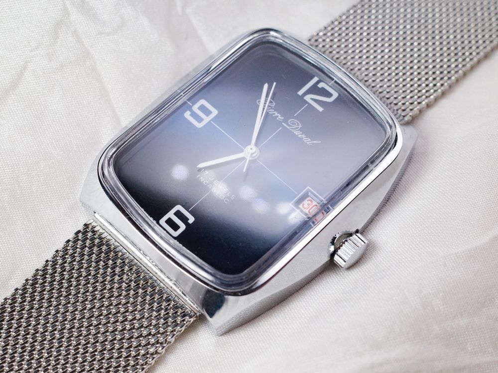 PIERRE DUVAL Armbanduhr 34mm NOS Handaufzug 17 jewels FHF (Gebraucht ...