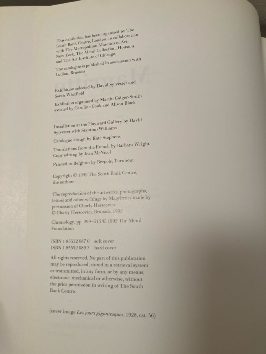 René Magritte Buch 320 Seiten mit vielen Abbildungen (Gebraucht) in ...