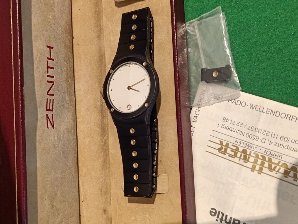 Zenith Pacific, Stahl/Gold 750, full set, läuft, ab Fr.1.- (Gebraucht ...