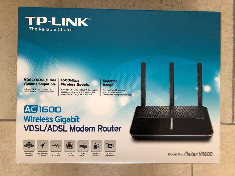 TP - LINK VR600 (Gebraucht) in Gamprin für CHF 25 – mit Lieferung auf ...