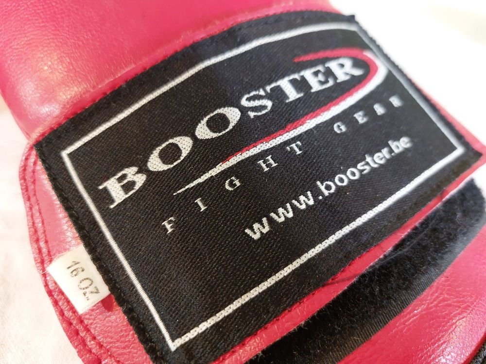 BOOSTER FIGHT GEAR - Boxhandschuhe 16 OZ (ca. 454 gr) - ROT (Neu ...