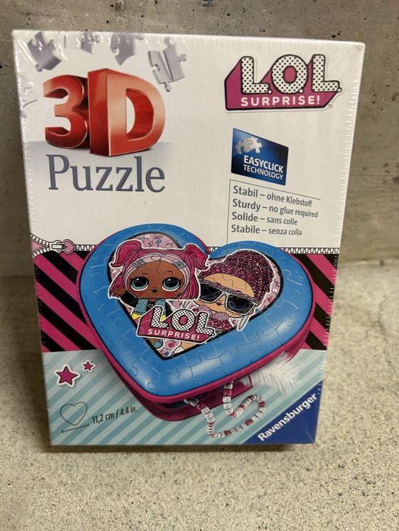 LOL Surprise! 3D Puzzle Herz - Ravensburger, Neu! (Neu und ...