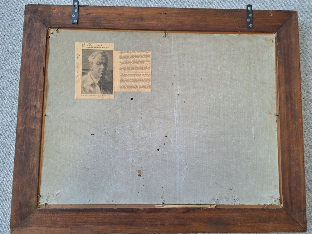 Karl Dick Originalgemälde Juralandschaft | Kaufen auf Ricardo