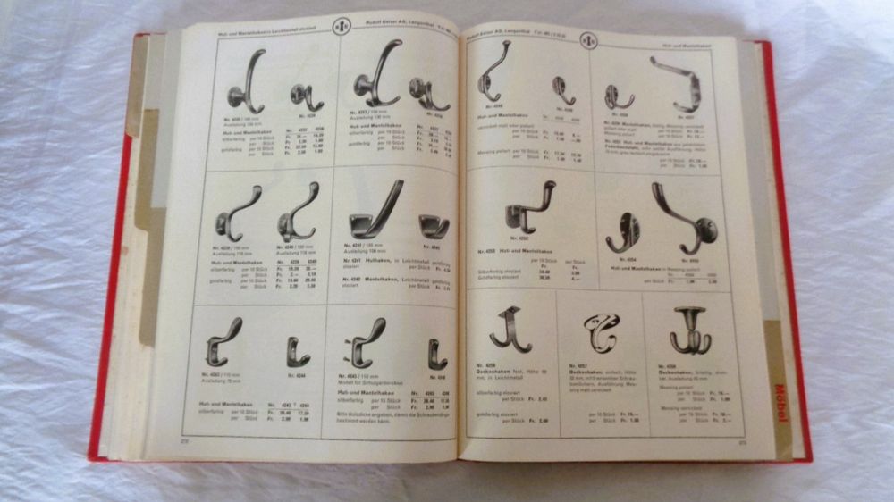 Rudolf Geiser Langenthal / Katalog 50er Jahre mit 472 Seiten (Gebraucht ...