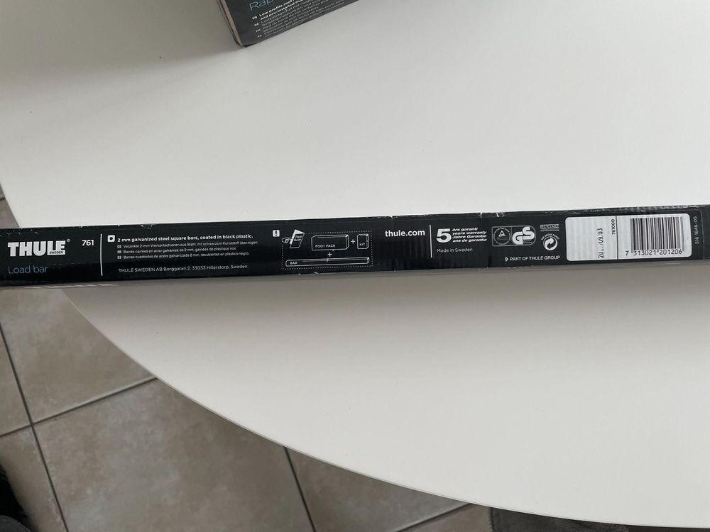 Thule Squarebar / Loadbar 761 | Kaufen auf Ricardo