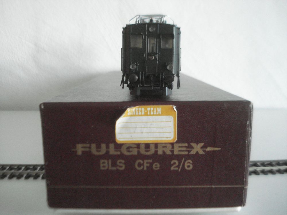 Fulgurex H0: BLS-Triebwagen CFe 2/6 785 Halbesel, grün, OVP (Gebraucht) in St.Gallen für CHF 750 ...