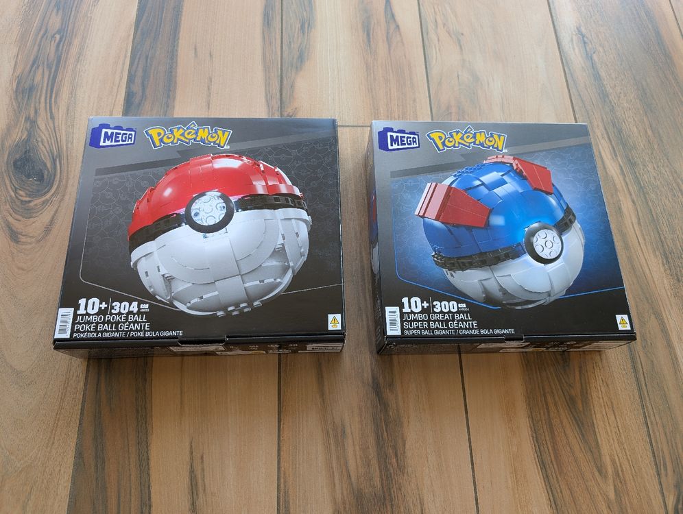 NEU: Mega Pokémon Jumbo Poké Ball und Super Ball (Neu (gemäss ...