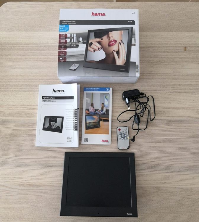 Neuwertiger digitaler Bilderrahmen (Hama) (Neu (gemäss Beschreibung ...
