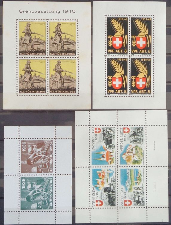 SOLDATENMARKEN: 4 Blocks * mit Mängeln (70.–) | Kaufen auf Ricardo