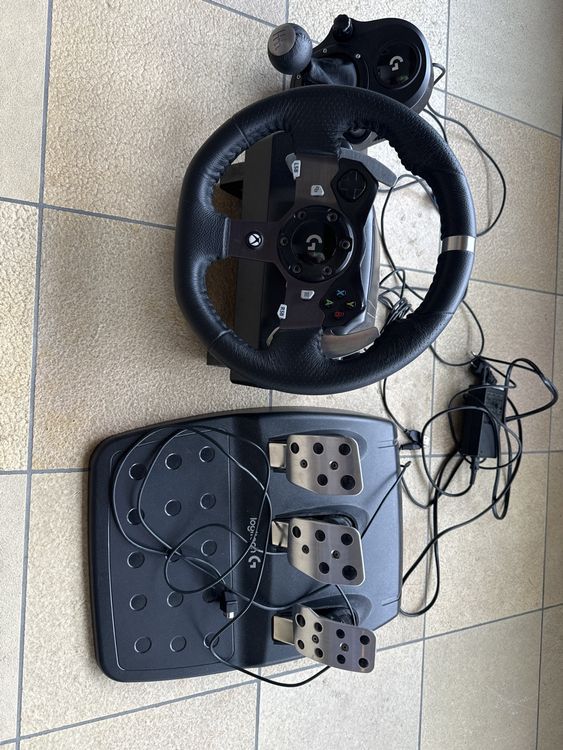 Logitech G920 Lenkrad mit Schalthebel und Pedalen (Gebraucht) in ...