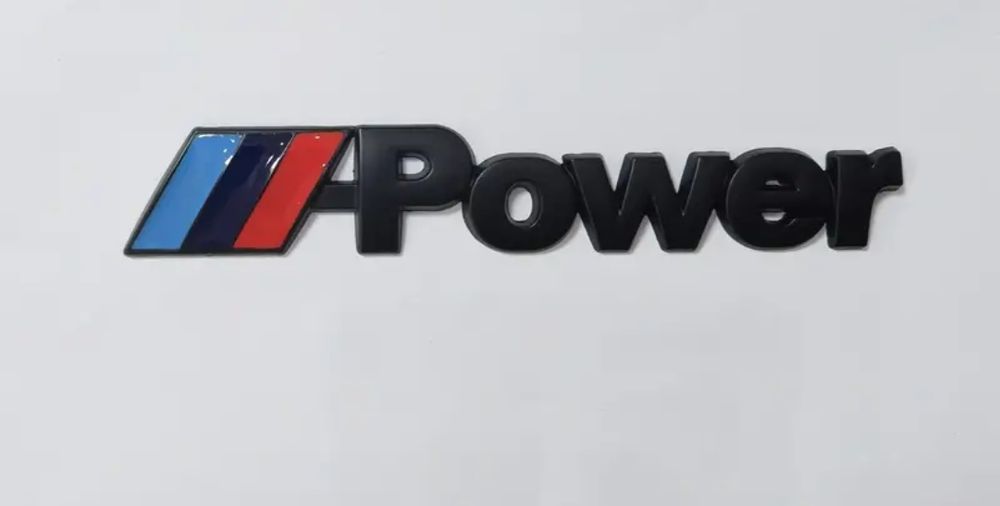 M Power Emblem Logo Schriftzug Auto Tuning BMW (Neu und ...
