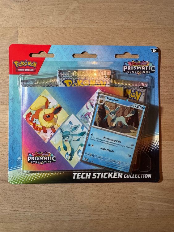 Pokemon Prismatische Entwicklung Tech Sticker Collection (Neu und ...