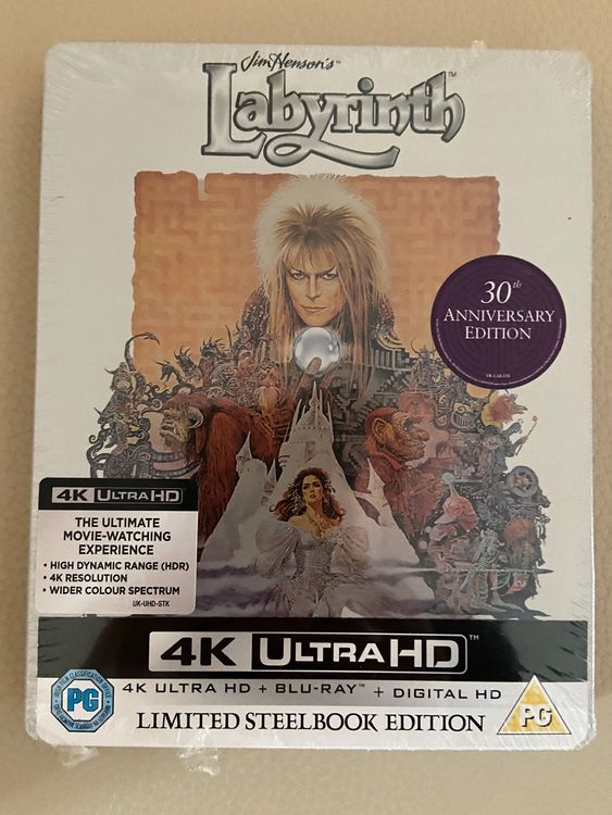 Labyrinth 4K Steelbook (Neu und originalverpackt) in Bönigen b ...