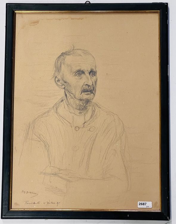 Eugene Burnand Zeichnung Handsigniert (Gebraucht) in Root für CHF 45 – mit Lieferung auf Ricardo ...