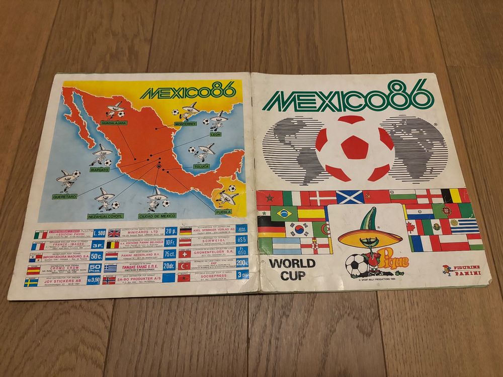 Panini WM 1986 World Cup 86 - Mexico 86 - komplett (Gebraucht) in ...