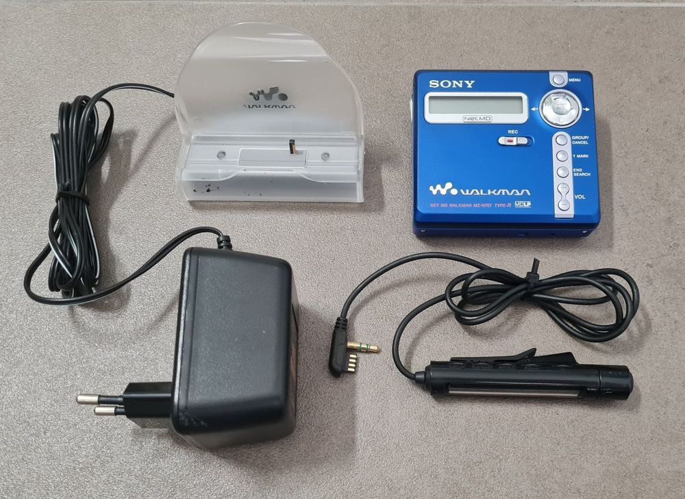 Sony MZ-N707 MiniDisc Portable MD Walkman Player Recorder | Kaufen auf Ricardo