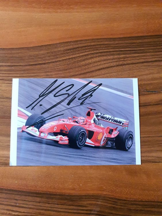 Michael Schumacher, handsigniert (Gebraucht) in Buchs ZH für CHF 30 – mit Lieferung auf Ricardo ...