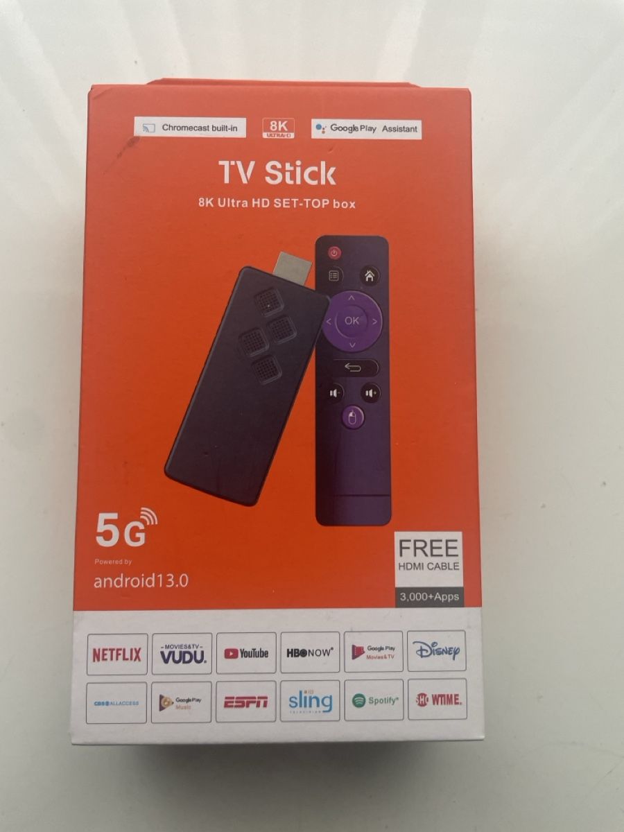 F 923 ) TV Stick 8K Ultra HD SET-Top Box, 5G, android 13.0 (Neu und ...