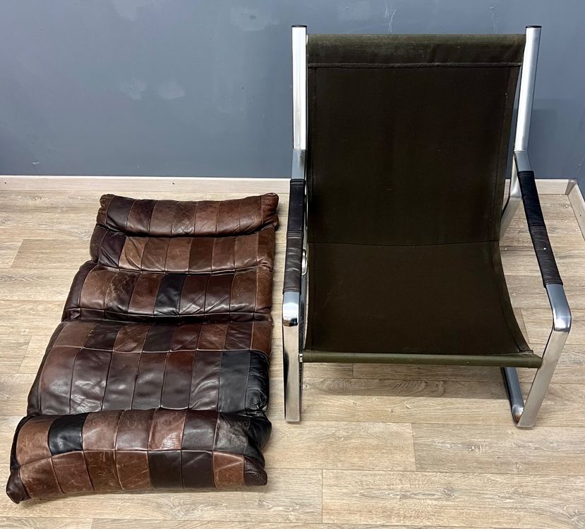 70er Designklassiker Leder Sessel Lounge Sessel (D'occasion) à ...